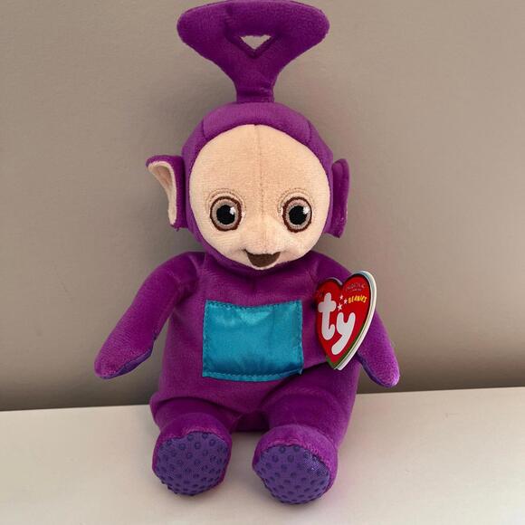 Toys | Ty Beanie Baby Tinky Winky The Purple Teletubby Teletubbies 6 ...